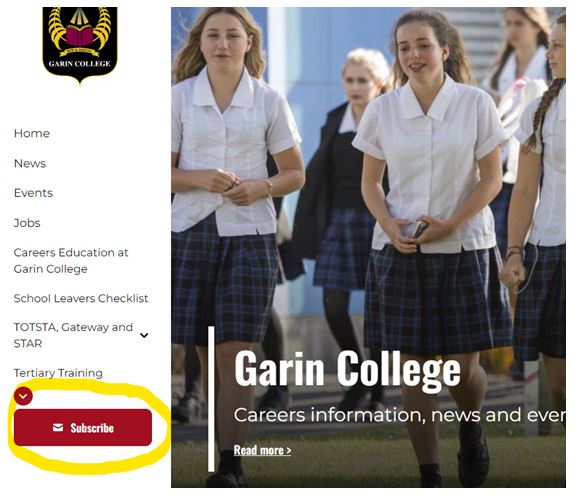 Garin's Careers Website - Garin College