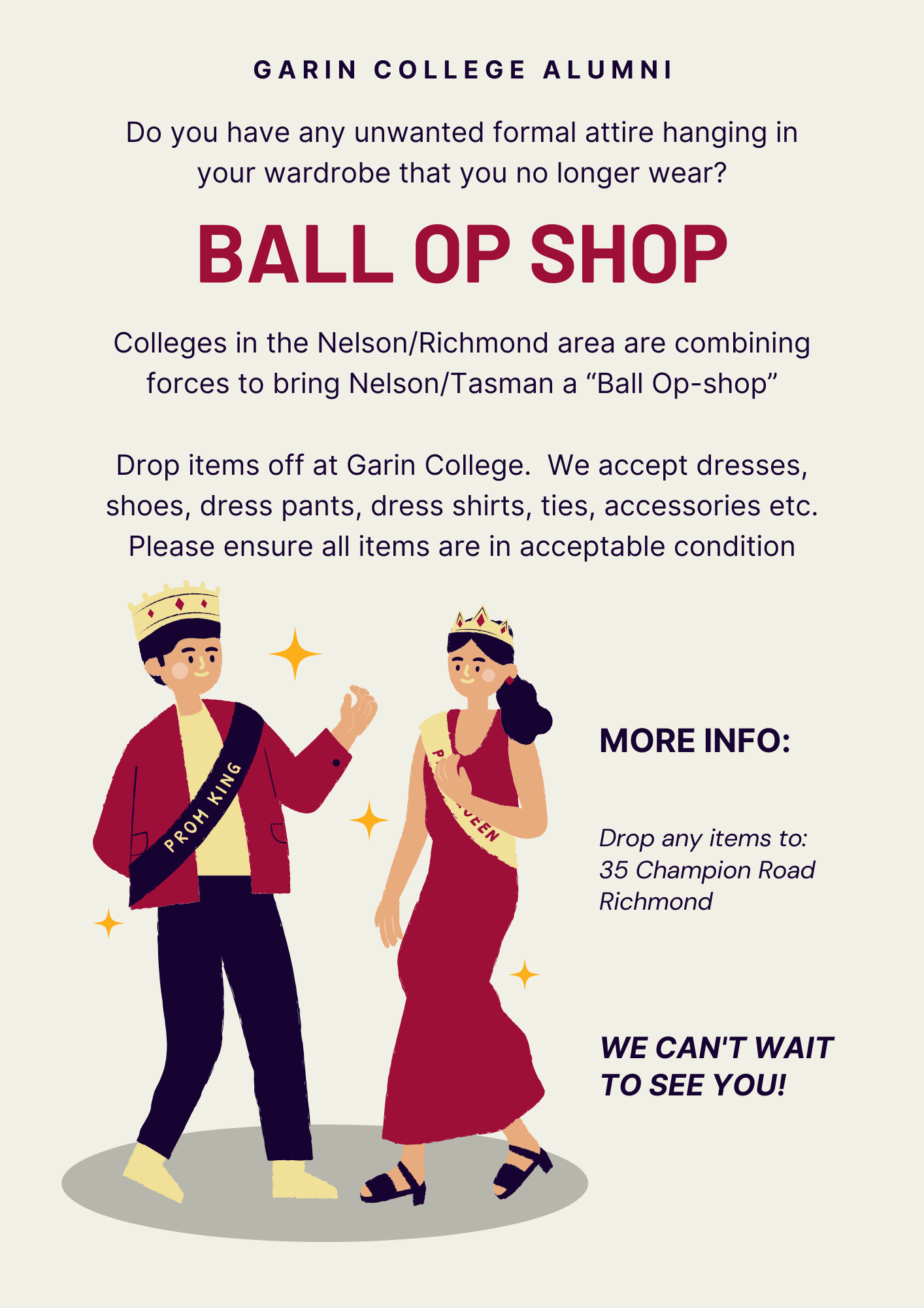 Ball Op Shop - Garin College