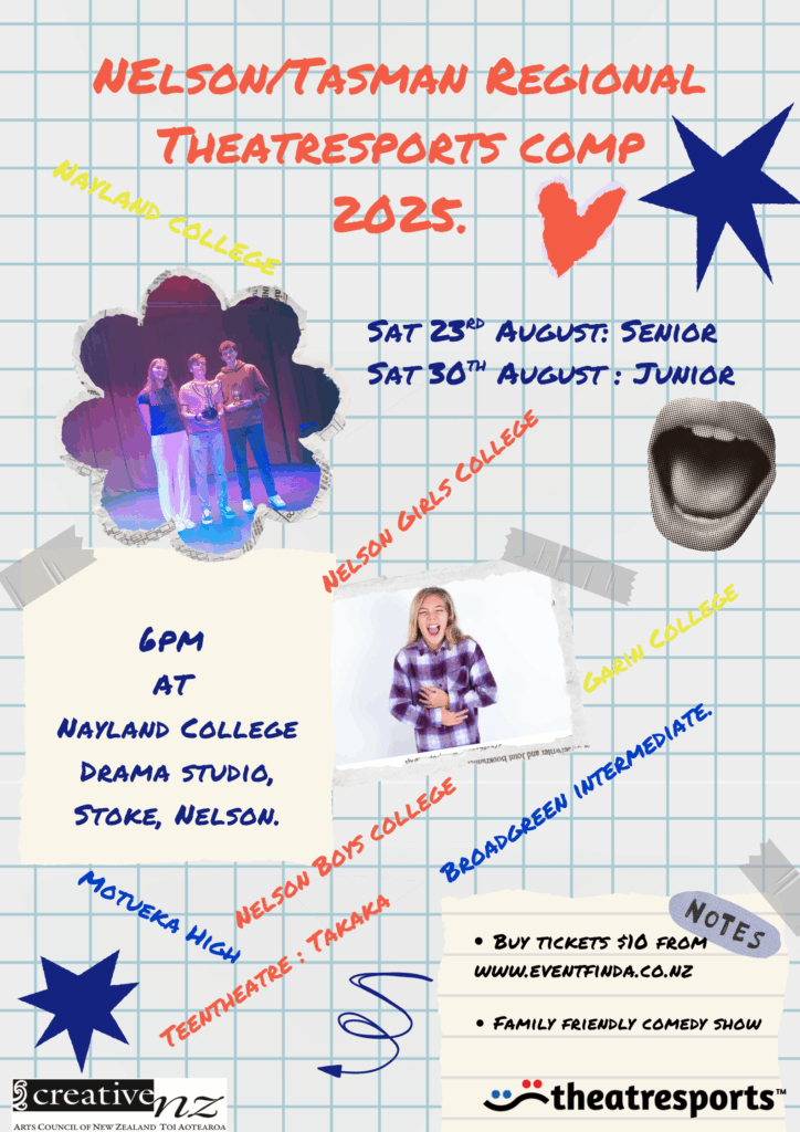 Nelson/Tasman Regional Theatre Sports Comp 2025 - Garin College